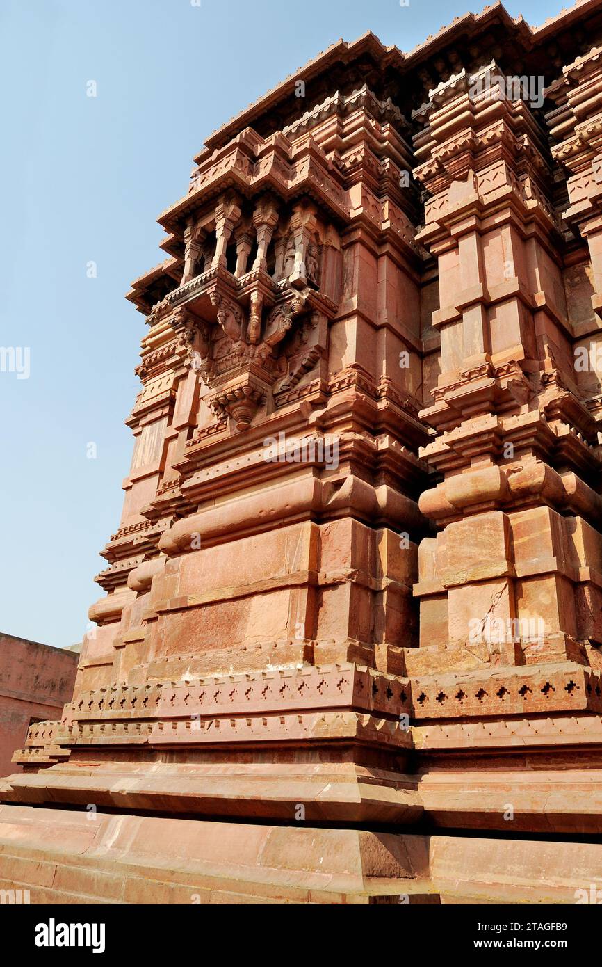 Exterior view of Govind Dev Ji Temple, Vrindavan, Uttar Pradesh, India ...