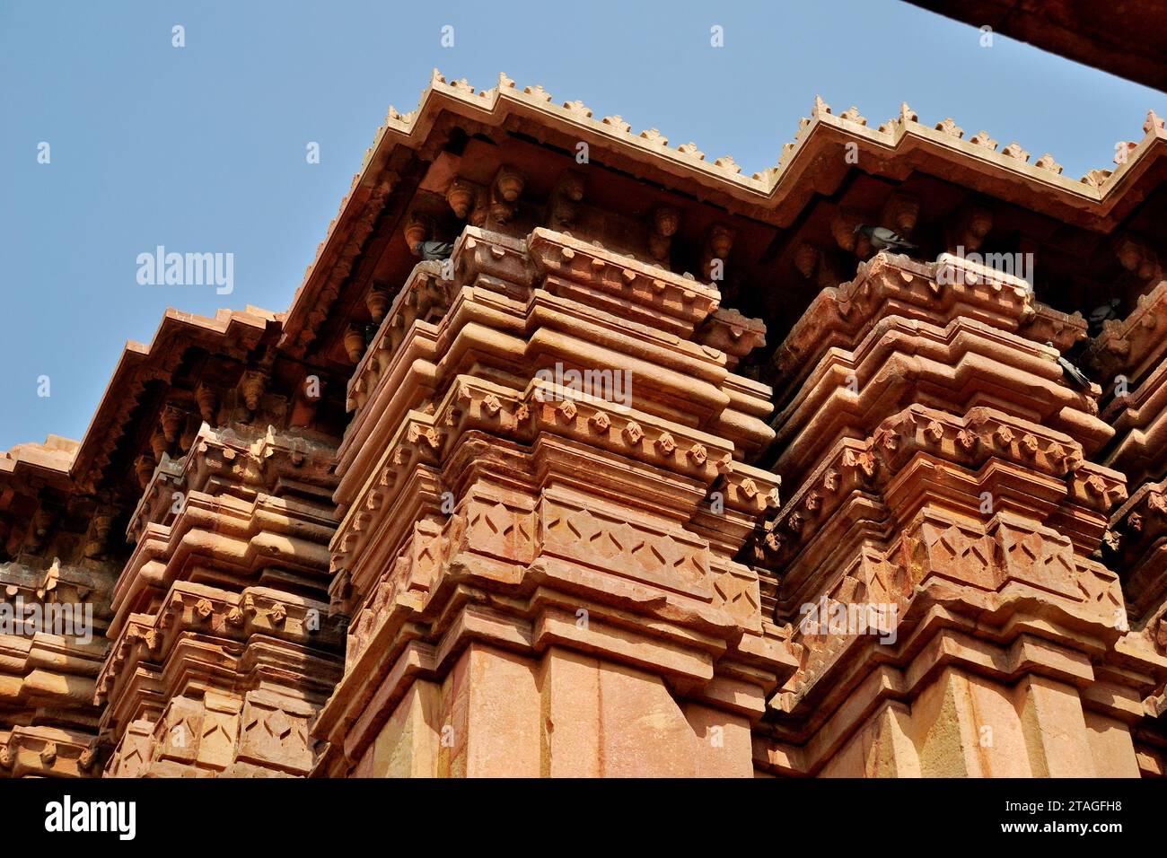 Exterior view of Govind Dev Ji Temple, Vrindavan, Uttar Pradesh, India ...