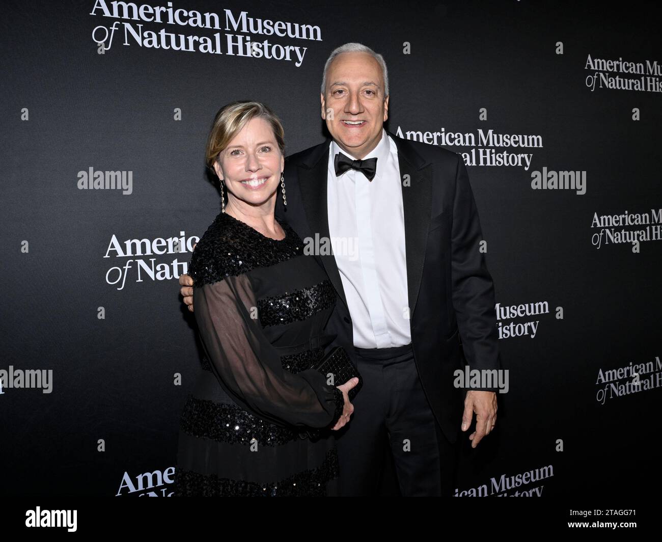 Mike Massimino, right, and wife Jessica Marinaccio attend the American ...