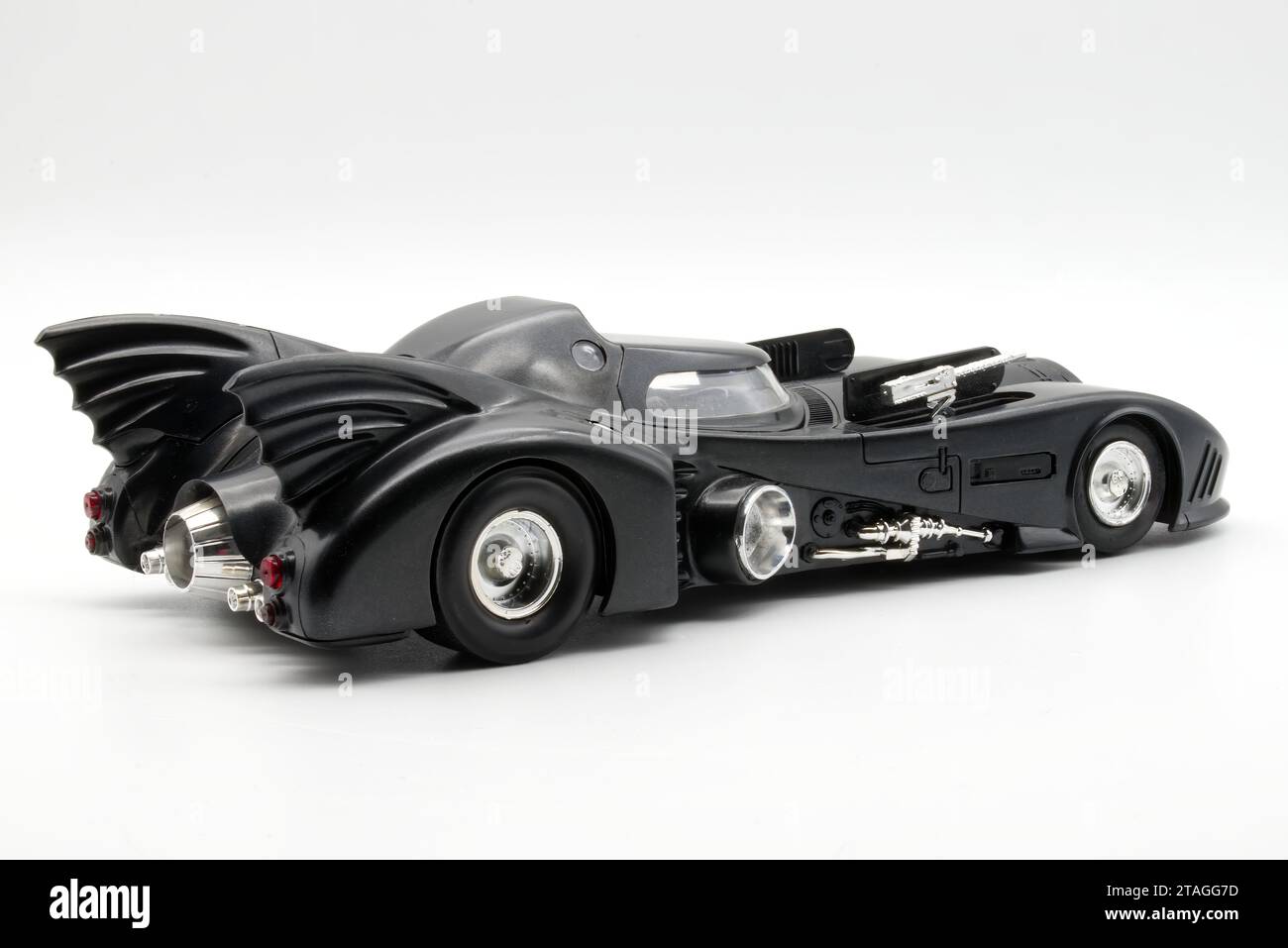 Batmobile plastic model replica from 1989 Batman Movie Stock Photo - Alamy