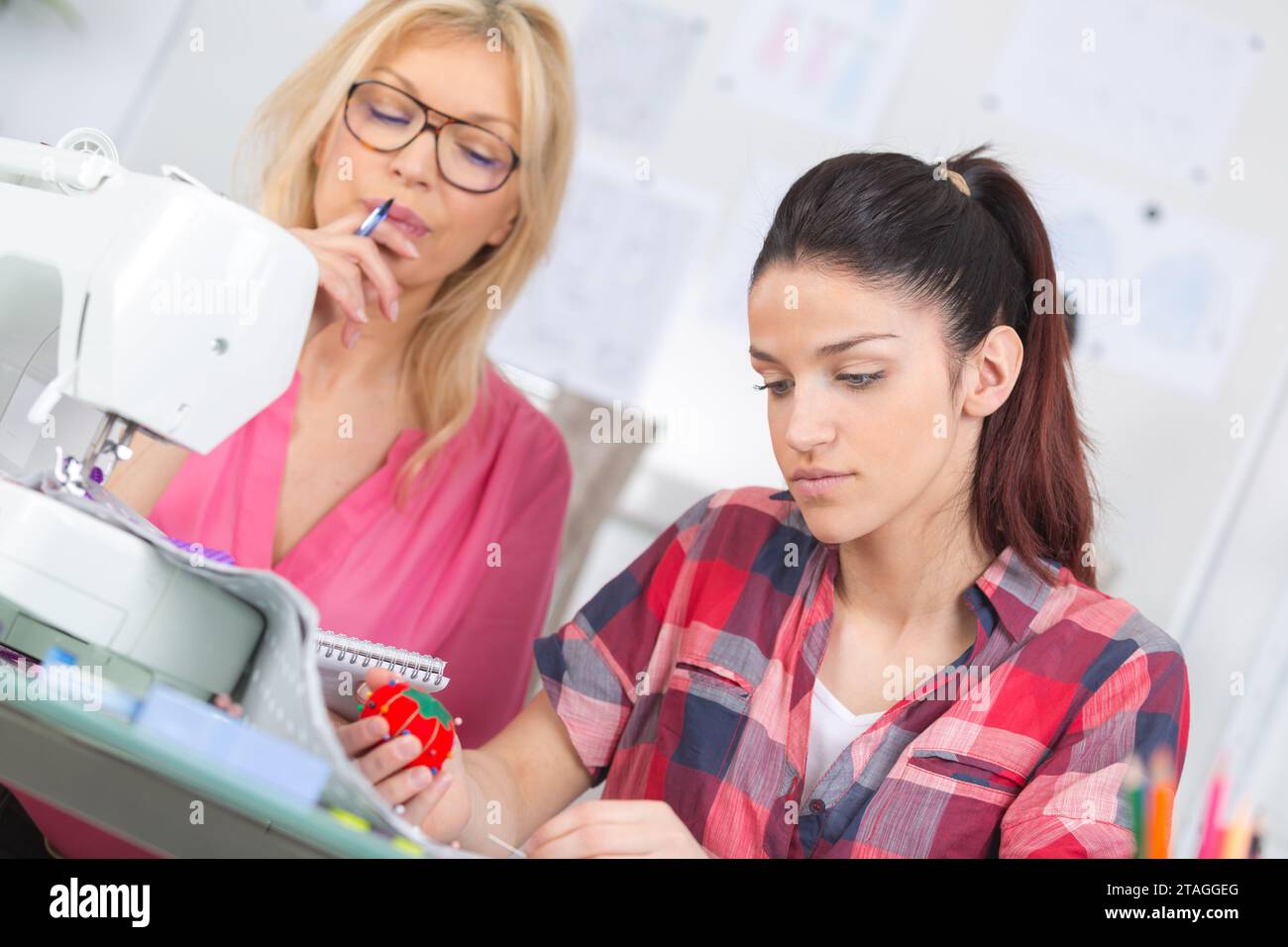 Fashion design teacher student in hi-res stock photography and images ...