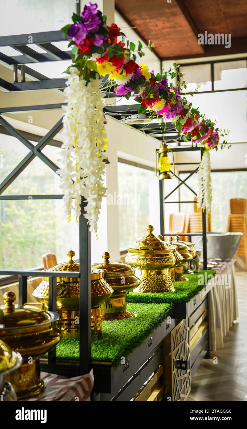 catering and stage decoration in my life Stock Photo - Alamy