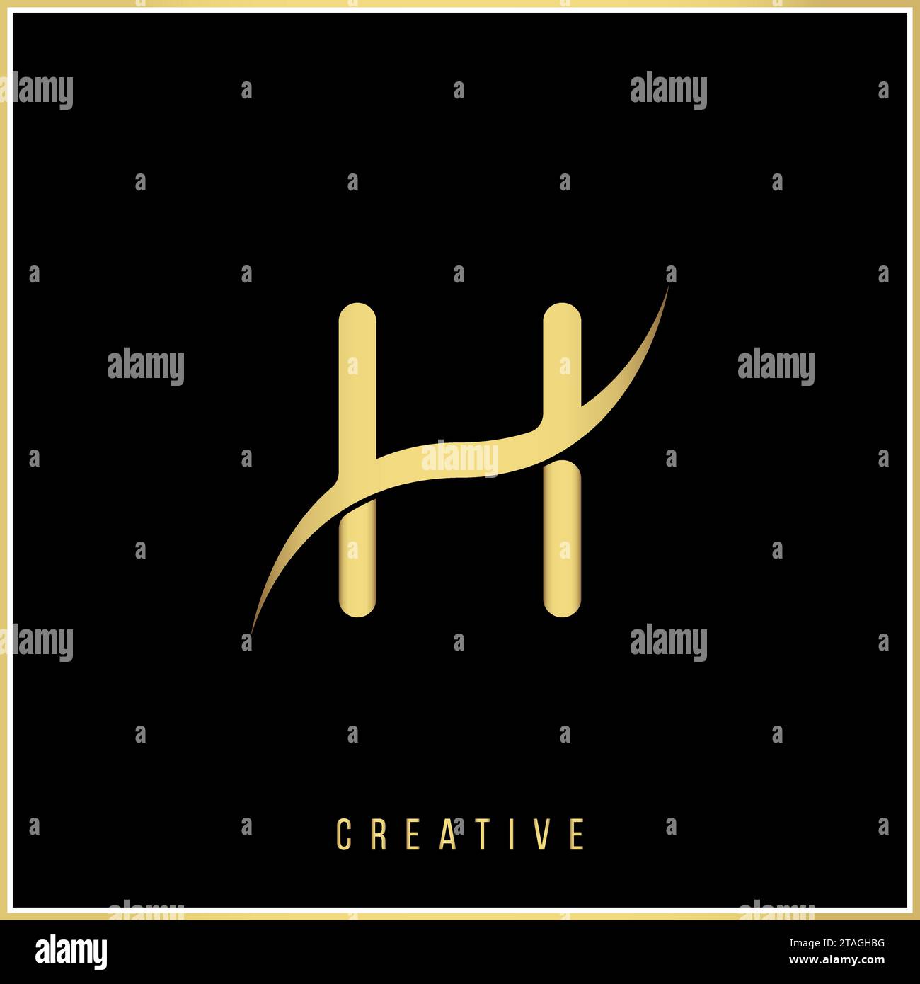 H latter logo hi-res stock photography and images - Alamy