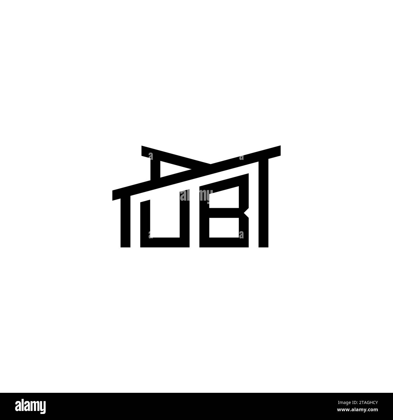 Ub logo design Black and White Stock Photos & Images - Alamy