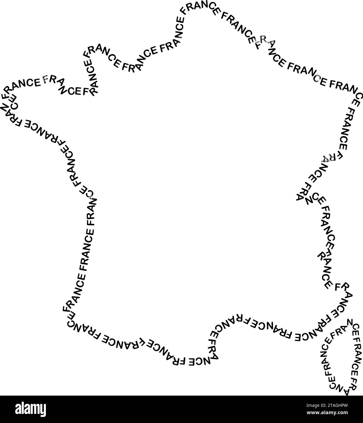 French words map hi-res stock photography and images - Alamy