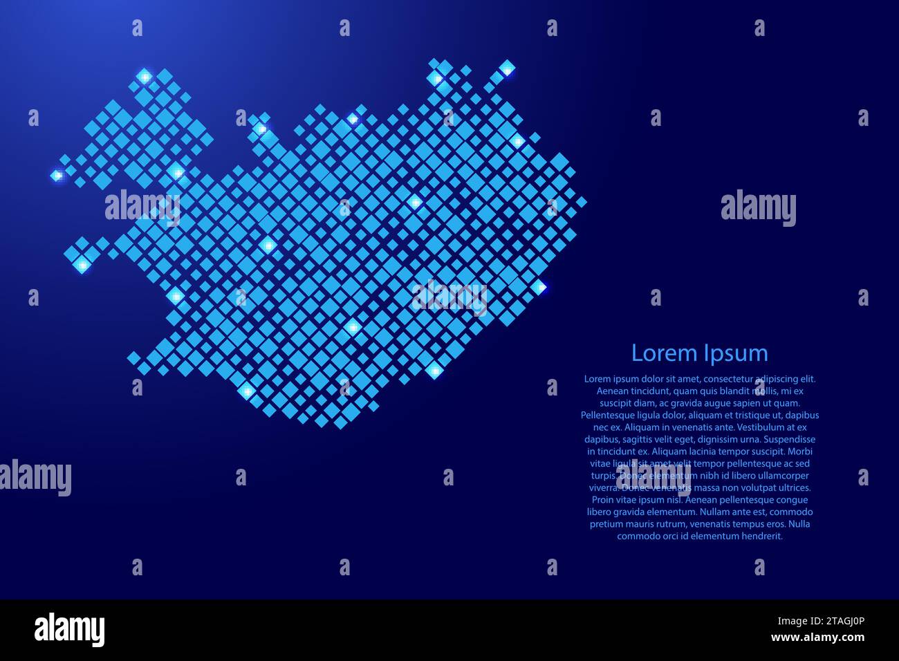 Iceland blue map hi-res stock photography and images - Alamy