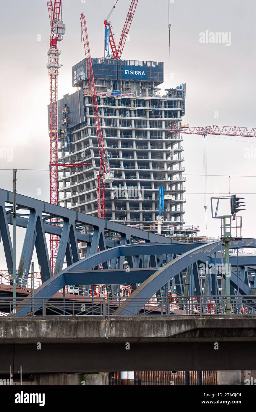 Hamburg, Germany. 30th Nov, 2023. The Signa Holding logo and lettering ...