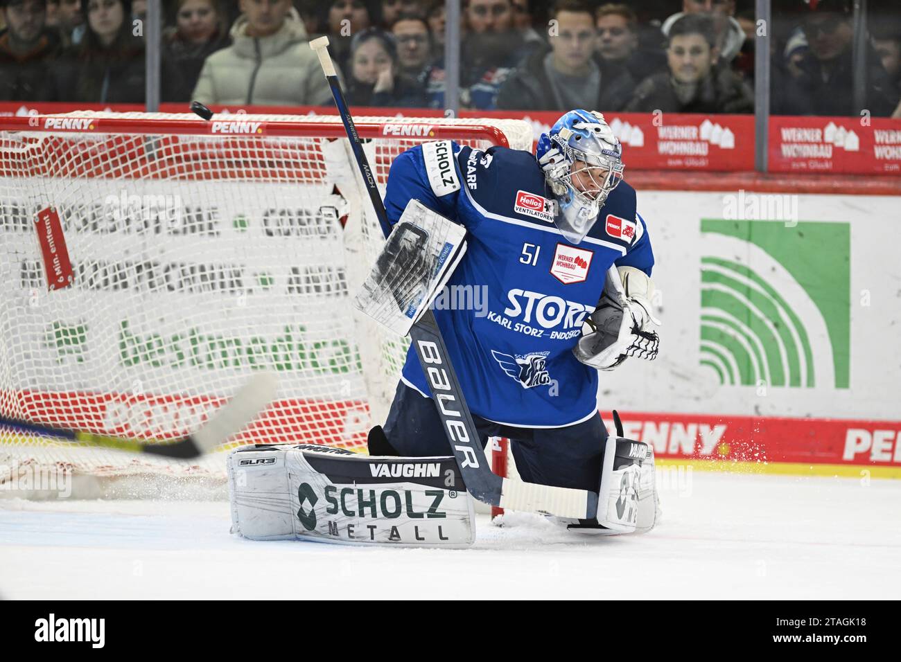 Schwenningen, Deutschland. 30th Nov, 2023. Cody Brenner (Schwenninger ...