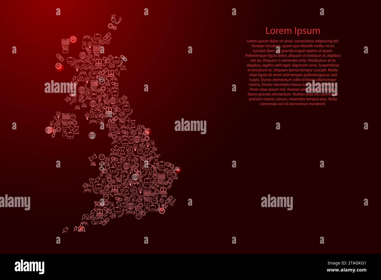 United kingdom map business Stock Vector Images - Alamy