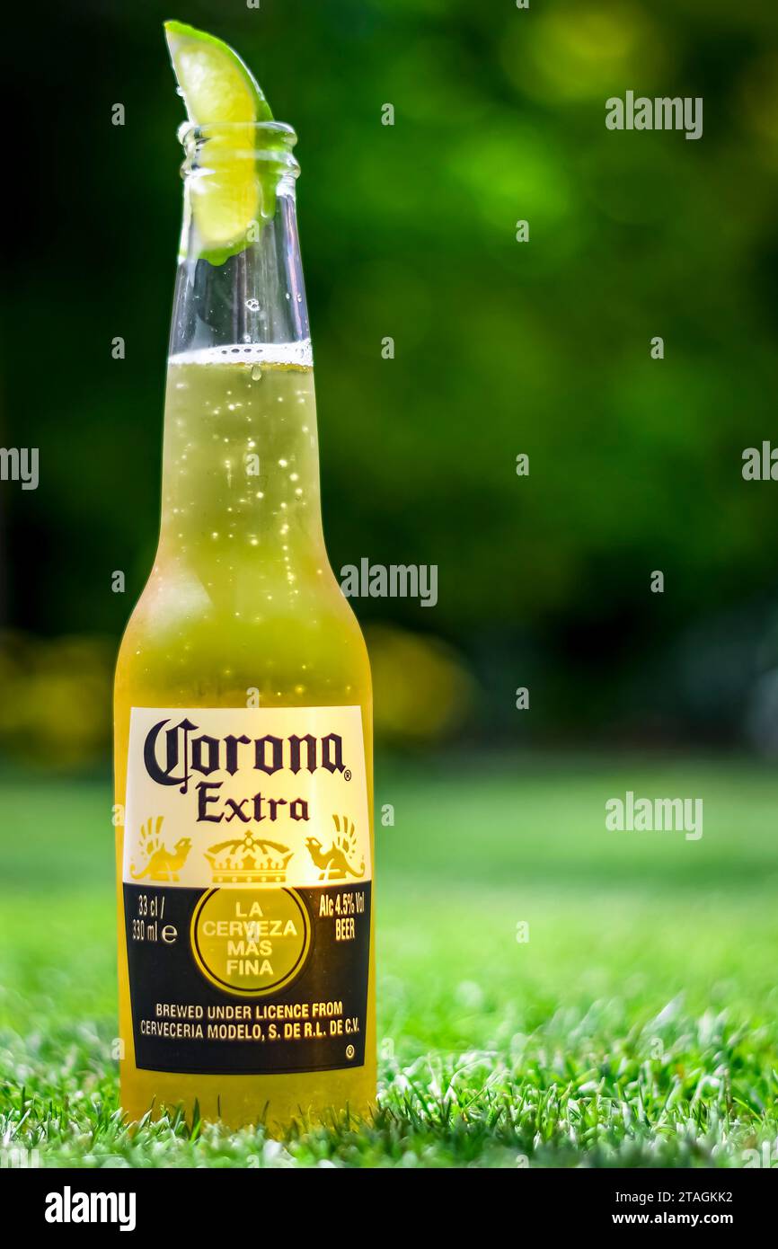 Corona beer bottle hi-res stock photography and images - Alamy