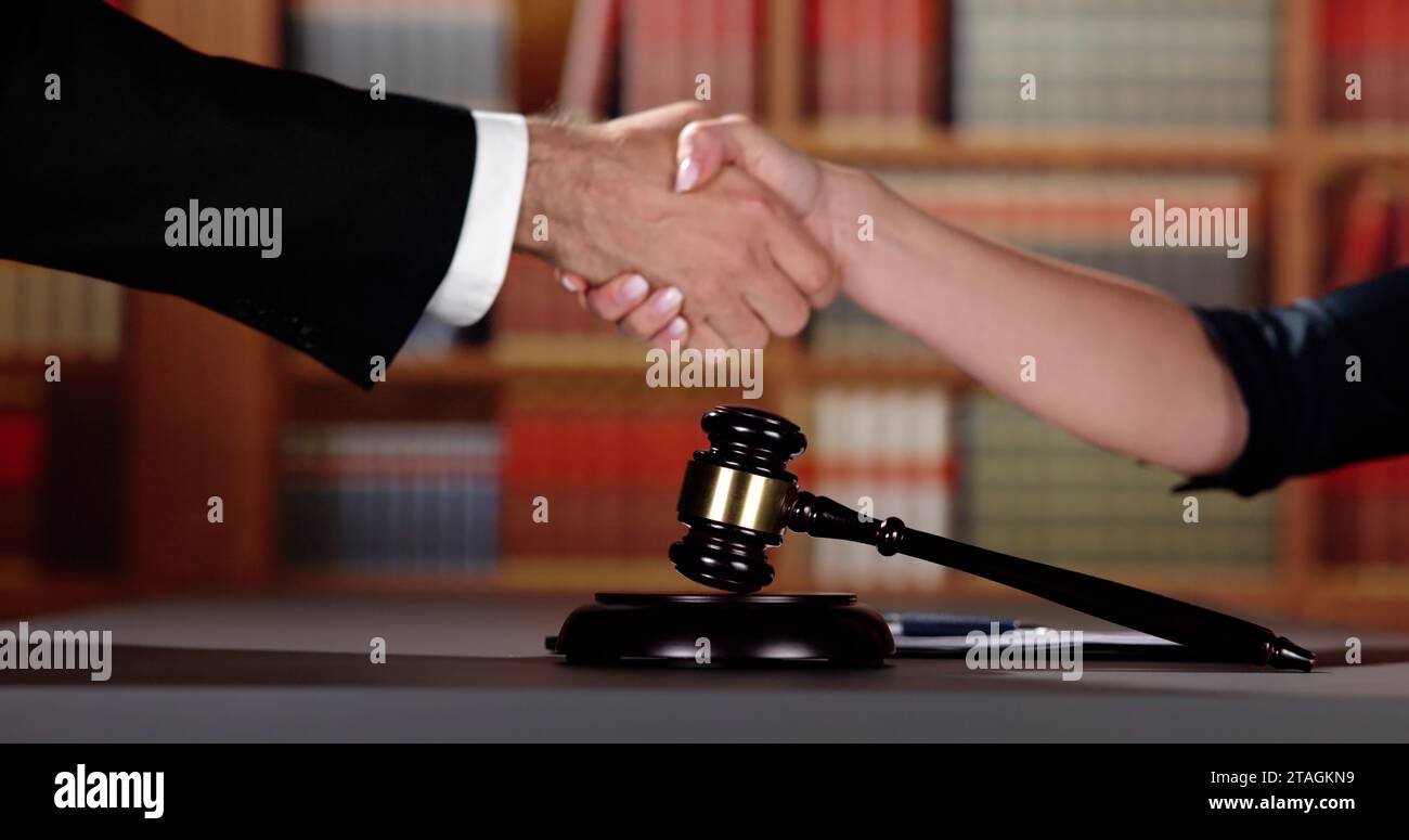 Women shaking hand government hi-res stock photography and images - Alamy