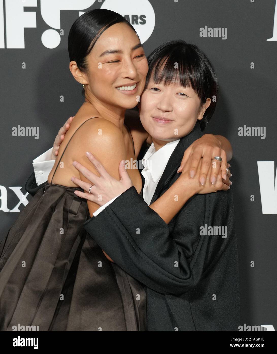 Los Angeles, USA. 30th Nov, 2023. (L-R) Greta Lee and Celine Song at ...
