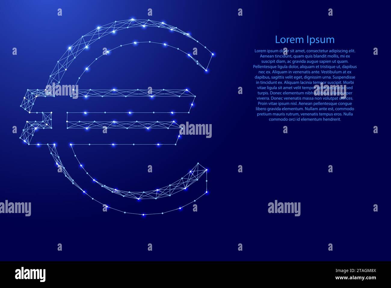 Euro € symbol or sign of graphical of pan-European currency 3d from ...