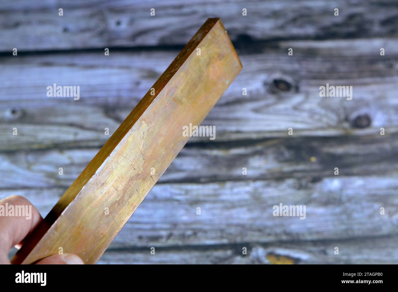 Long heavy copper bar, Copper is a mineral, an element and a metal ...