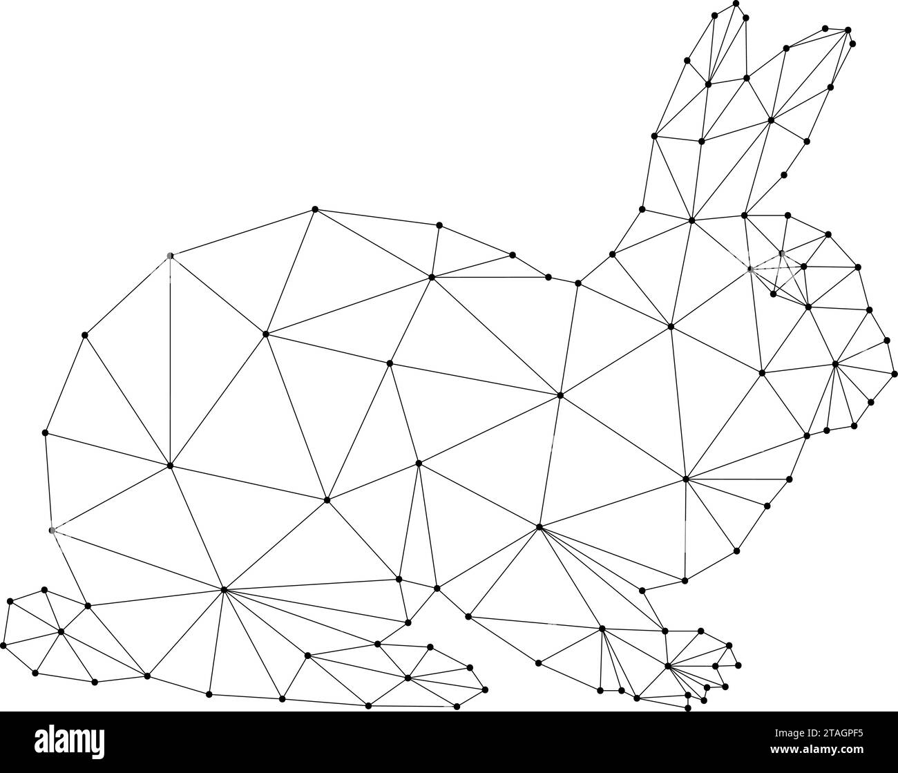 Rabbit, symbol of horoscope according to Eastern calendar, from ...