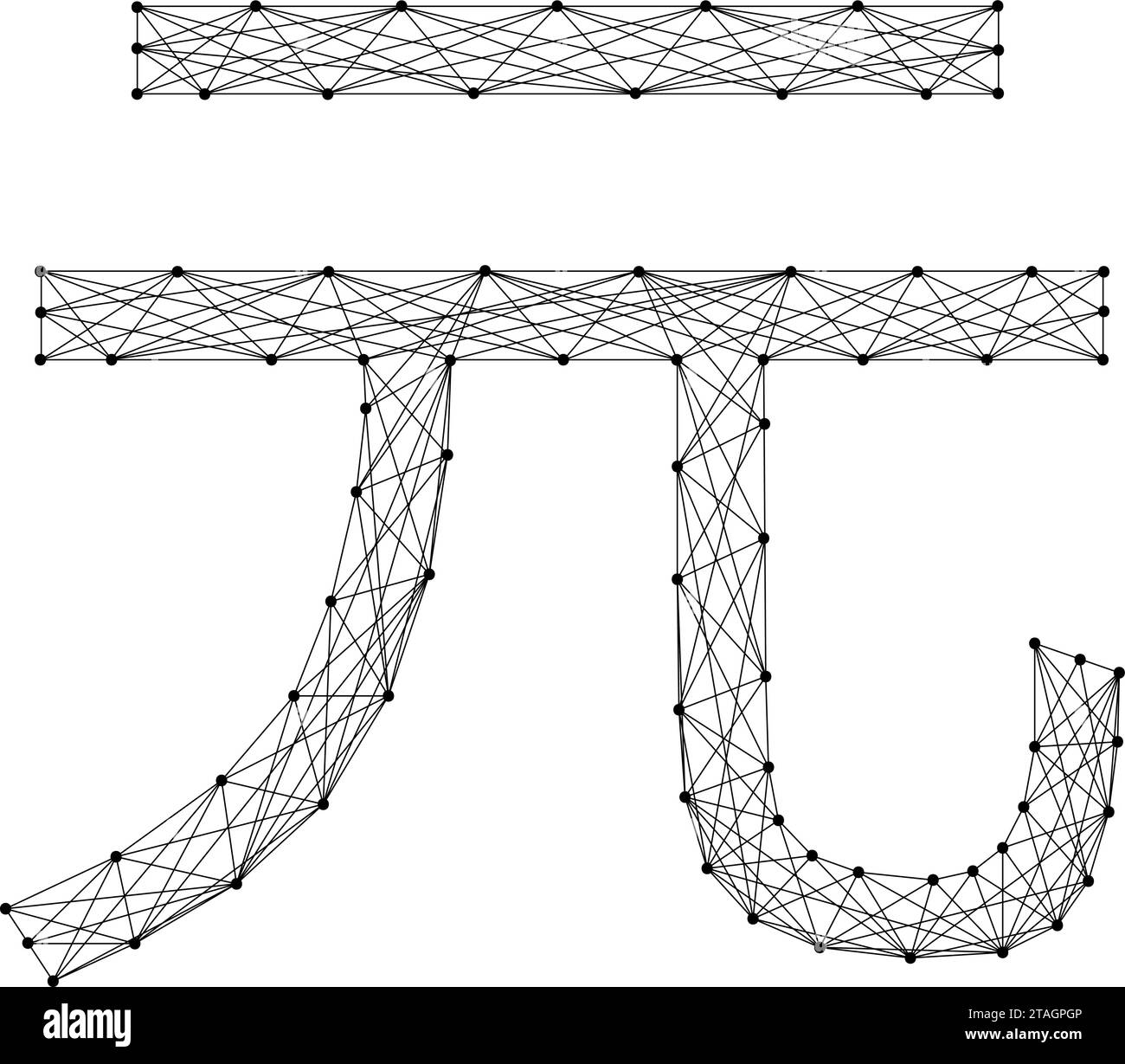 Yuan China, sign currency symbol pinyin, from abstract futuristic polygonal black lines and dots ...