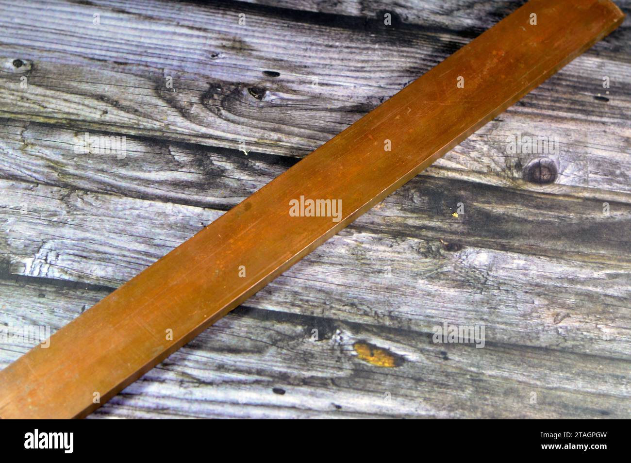 Long heavy copper bar, Copper is a mineral, an element and a metal ...