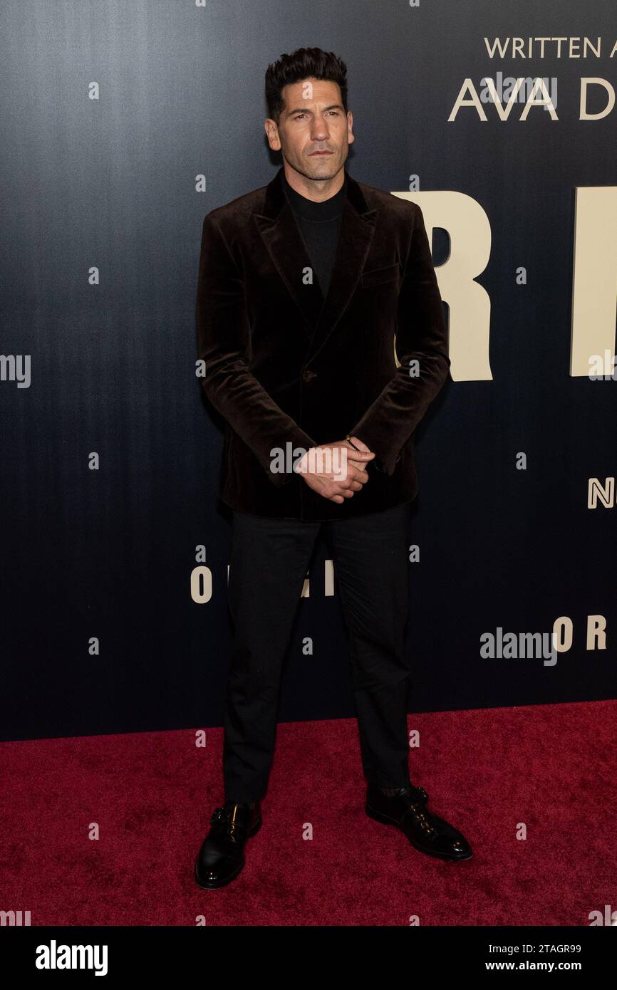 New York, USA. 30th Nov, 2023. John Bernthal attends the New York ...