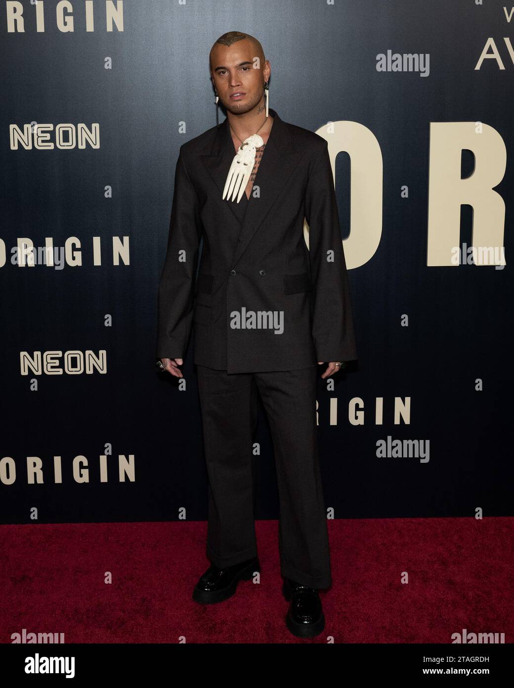 New York, USA. 30th Nov, 2023. Stan Walker attends the New York ...