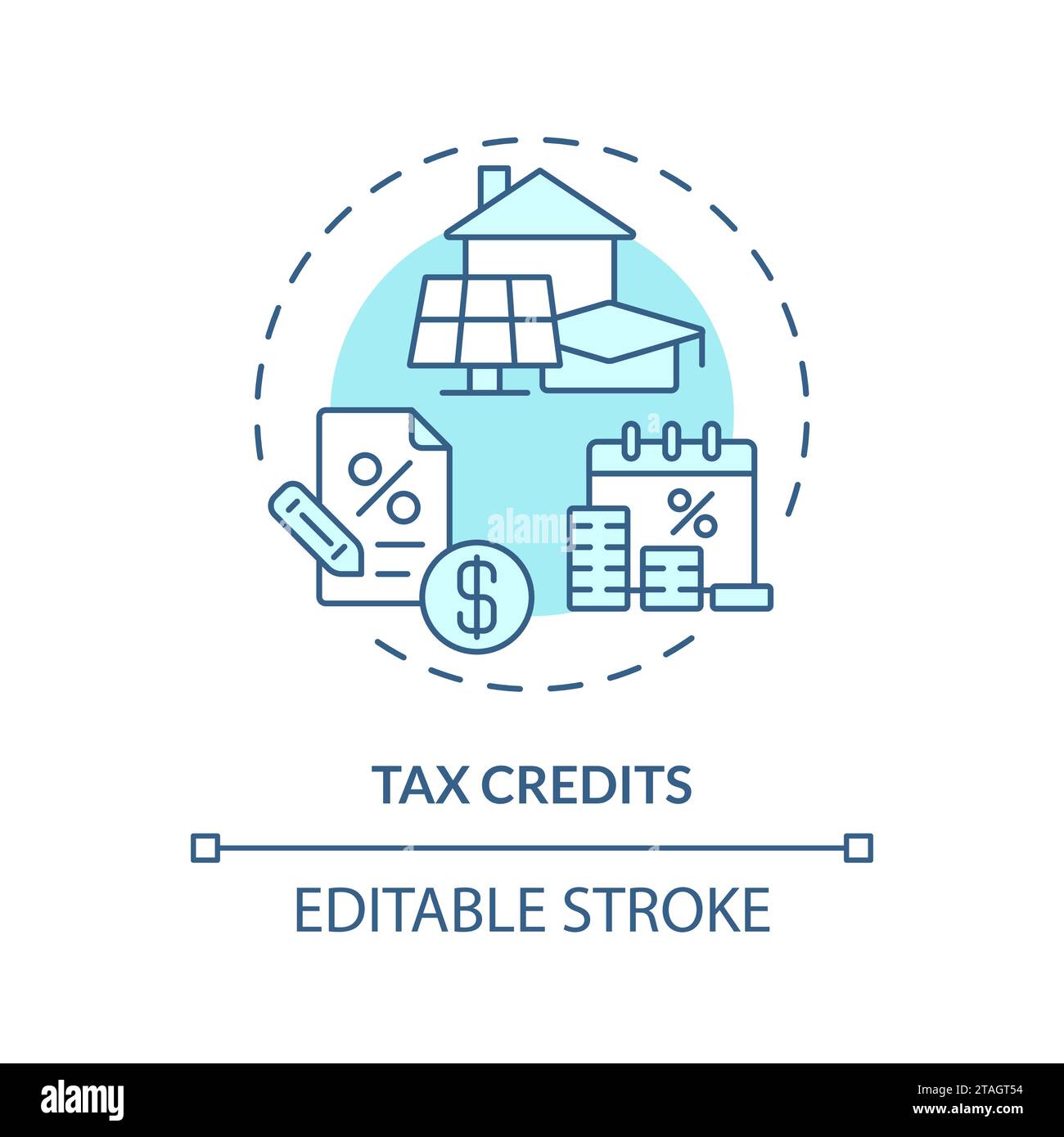 Tax credits Stock Vector Images - Alamy