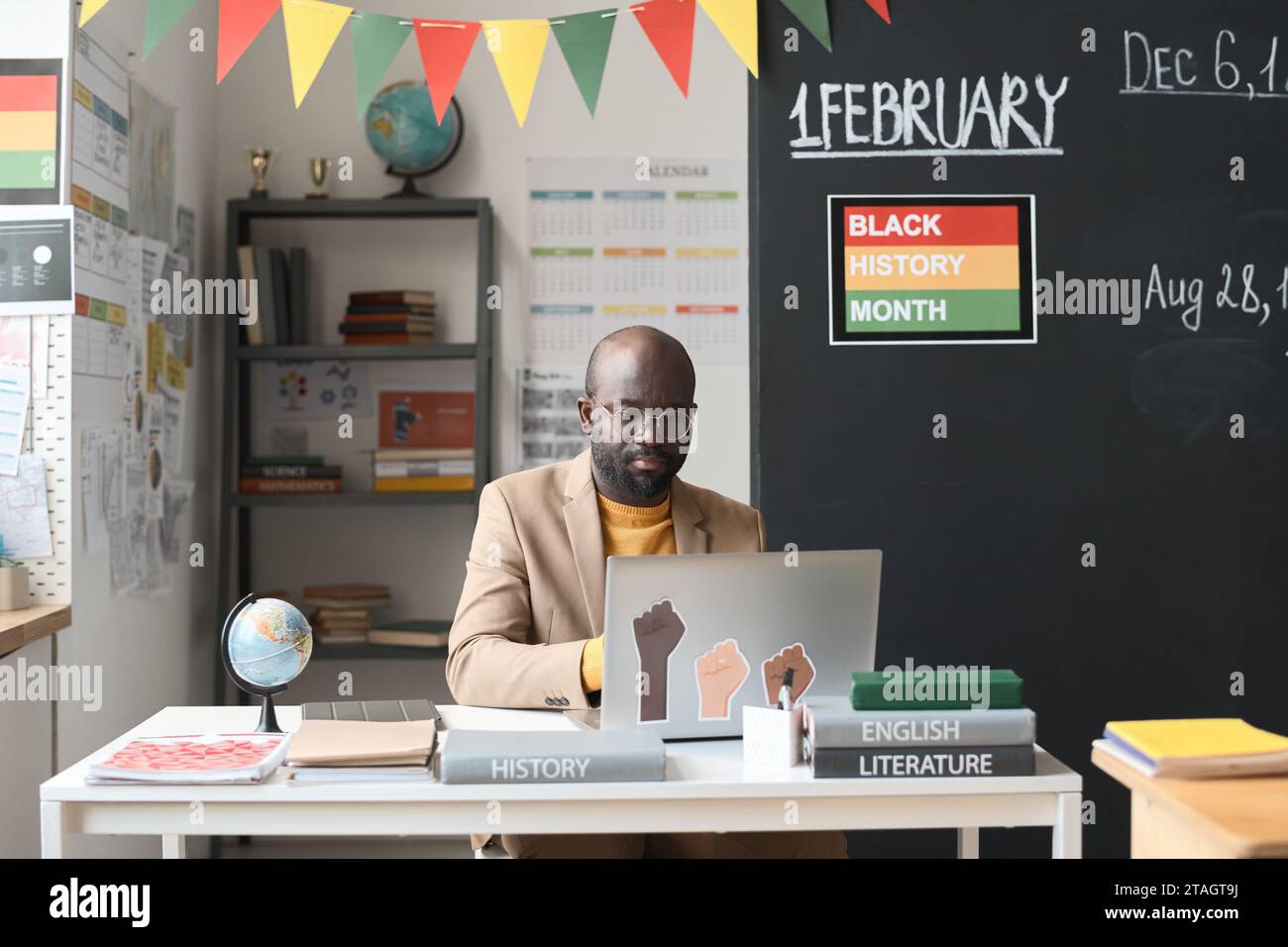 Black history month classroom hi-res stock photography and images - Alamy