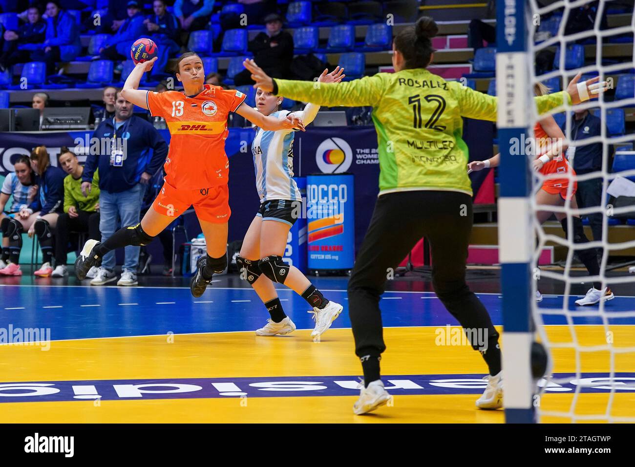 Yvette Broch of the Netherlands, Fatima Ayelen Rosalez of Argentina ...