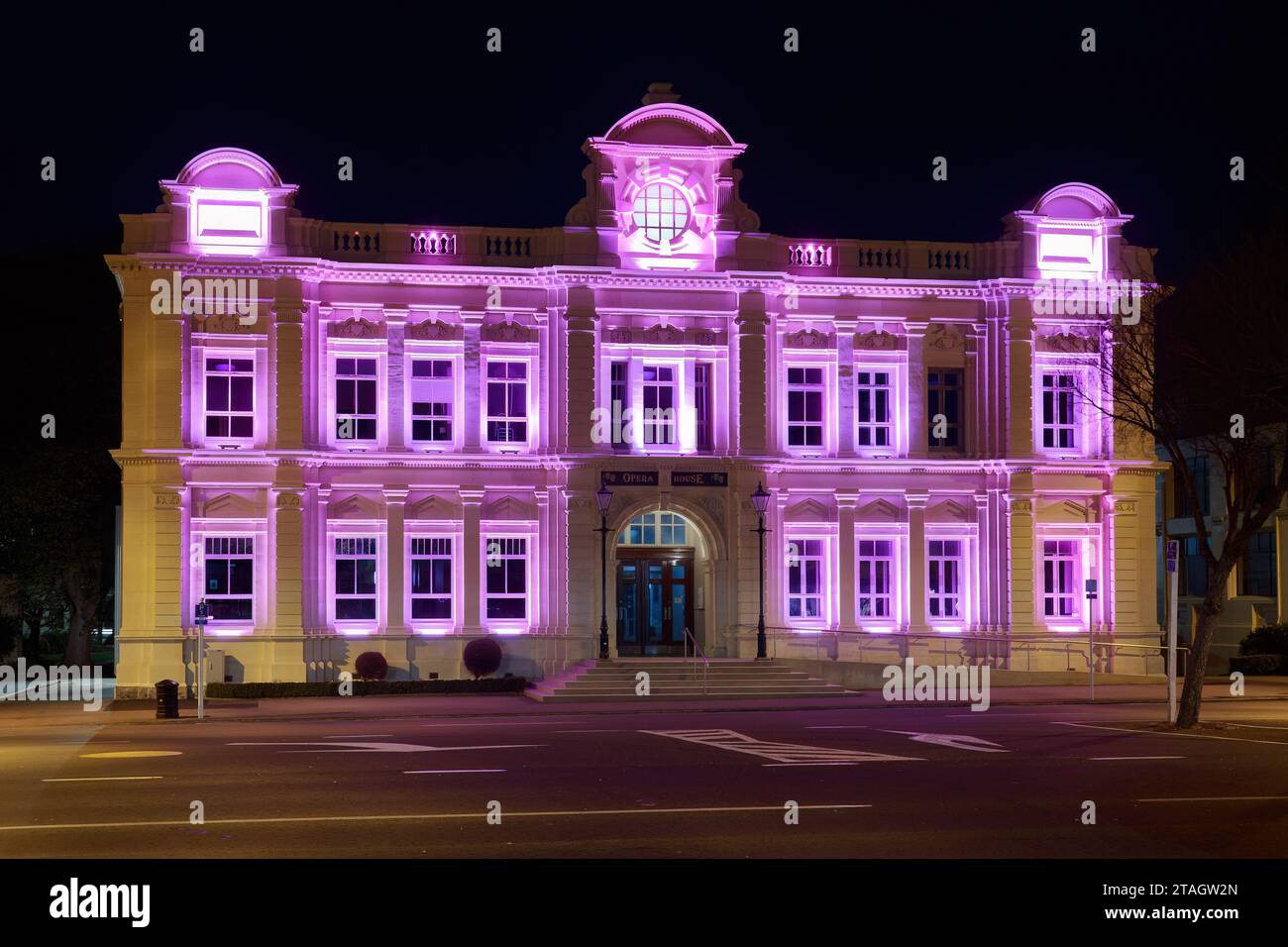 The 1907 Opera House in the small town of Oamaru, New Zealand ...