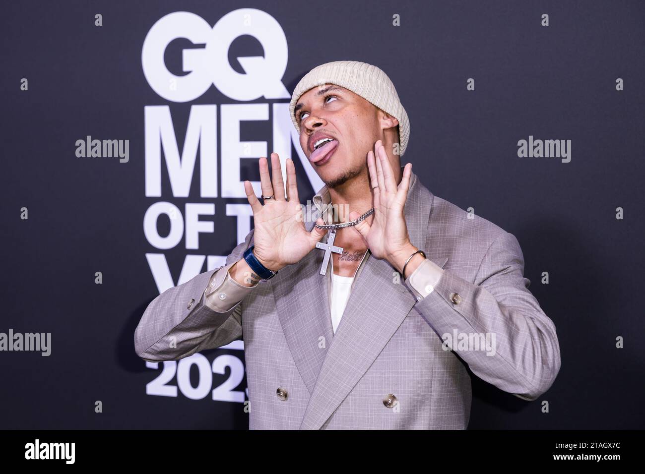 Berlin, Germany. 30th Nov, 2023. Kelvyn Colt, rapper, attends the 25th "GQ Men of the Year ...