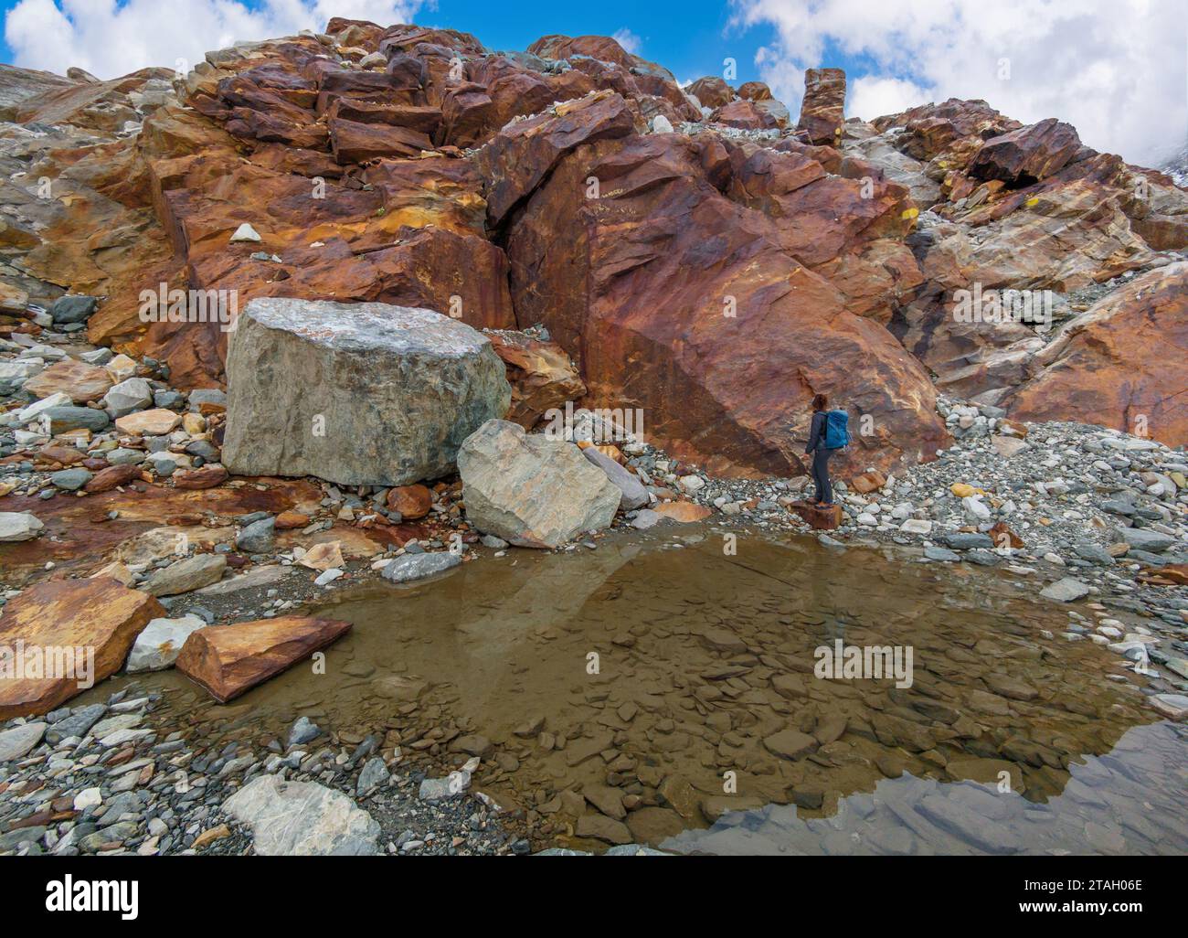 Monte Rosa (Italy) - A mountains view in Val d'Ayas with Monte Rosa ...