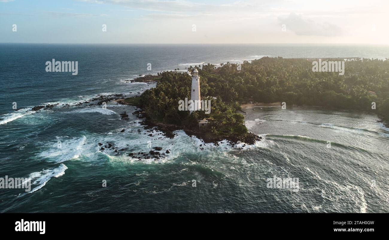 Aerial view of Dondra Lighthouse in Sri Lanka Stock Photo - Alamy