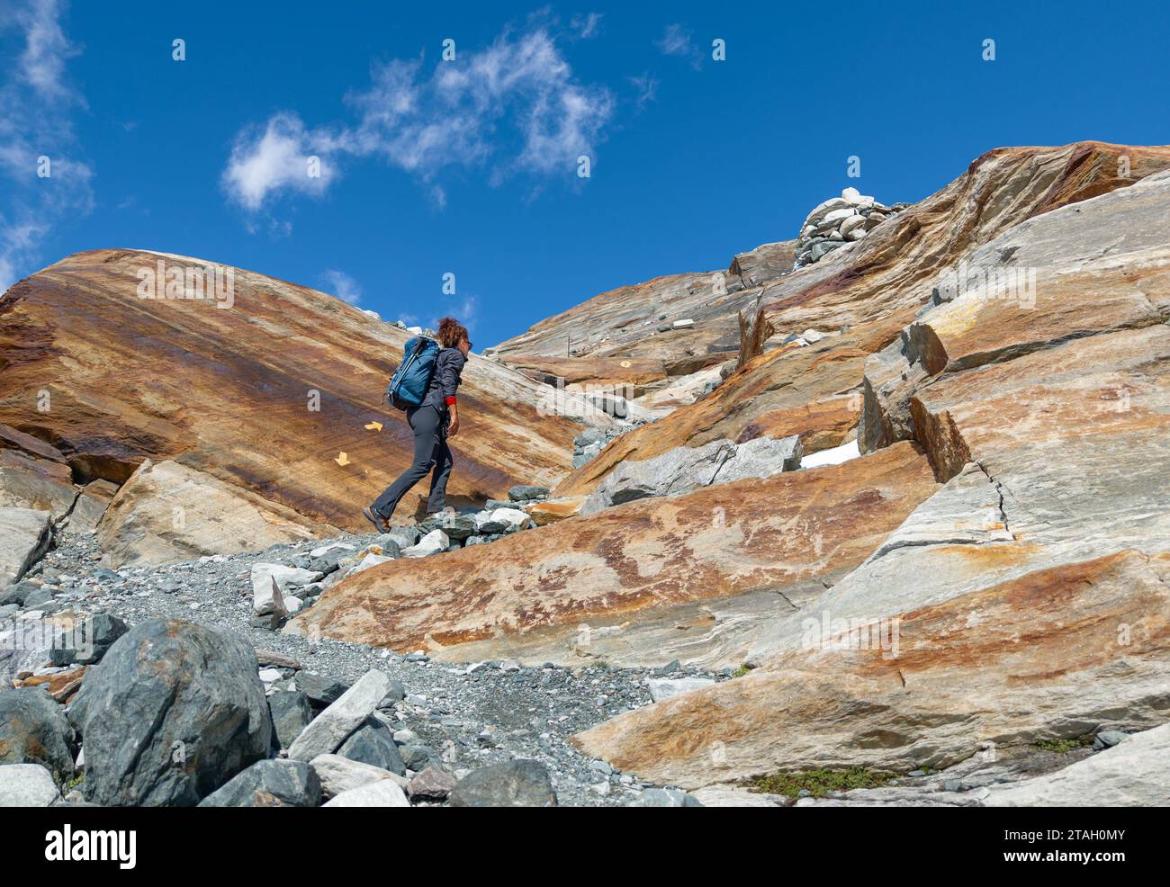 Monte Rosa (Italy) - A mountains view in Val d'Ayas with Monte Rosa ...