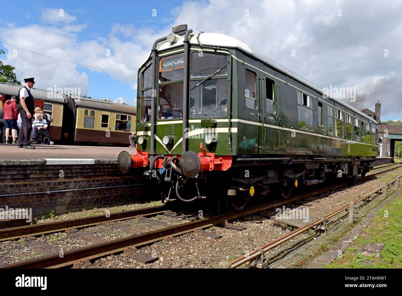 Preserved Derby Lightweight diesel railcar 79900 at Quorn Station ...
