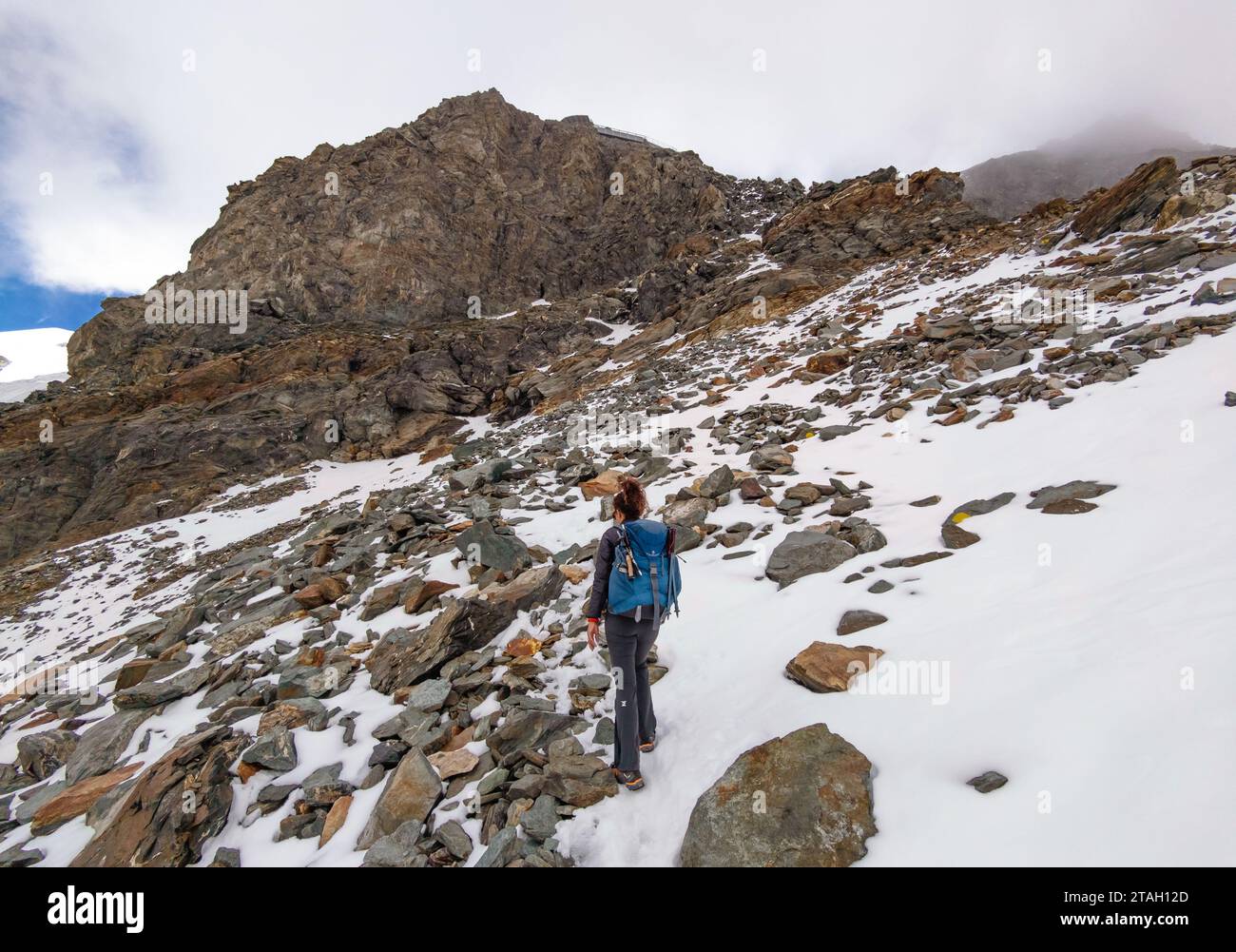 Monte Rosa (Italy) - A mountains view in Val d'Ayas with Monte Rosa ...