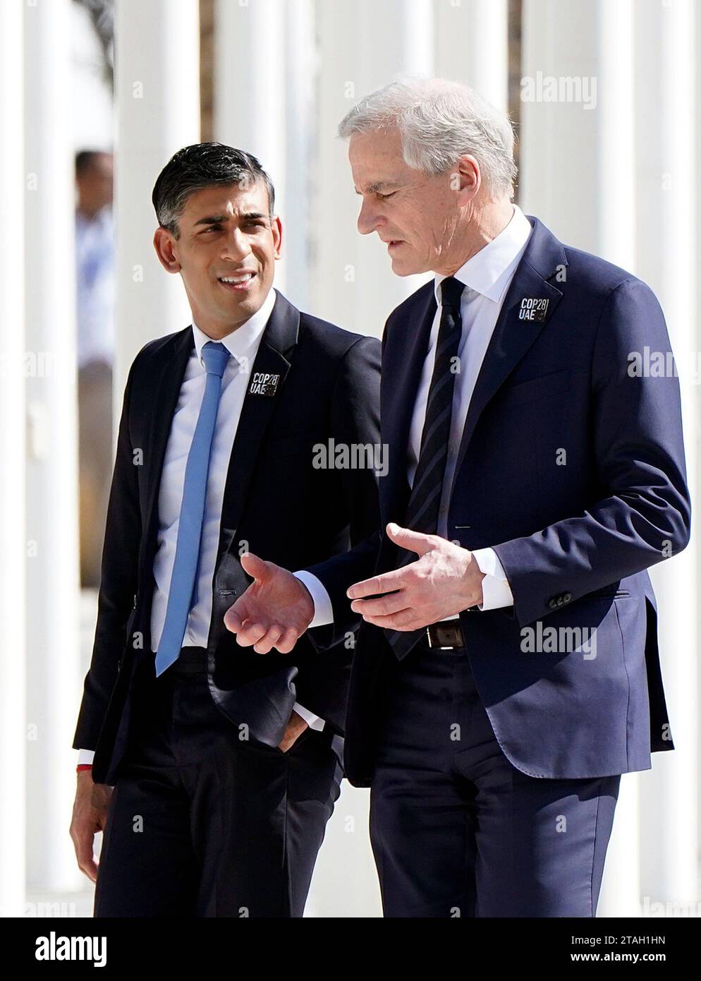 Prime Minister Rishi Sunak (left) joins other world leaders in ...