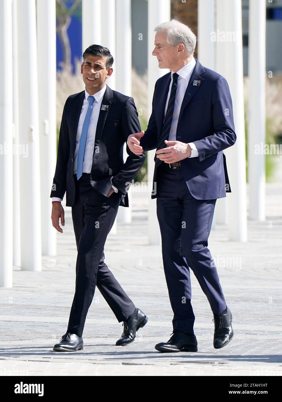Prime Minister Rishi Sunak (left) joins other world leaders in ...
