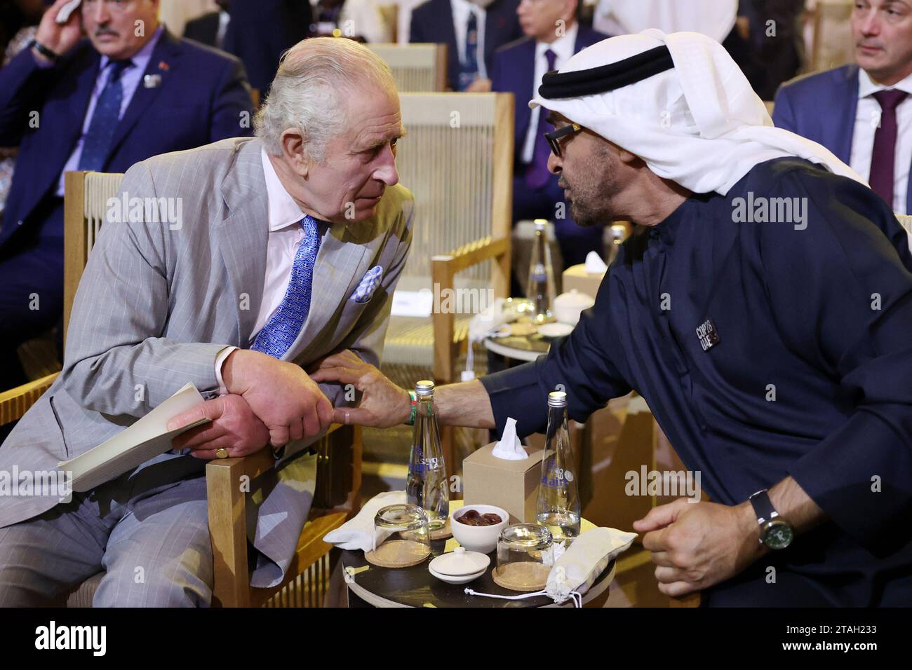 King Charles III speaks with the President of the United Arab Emirates ...