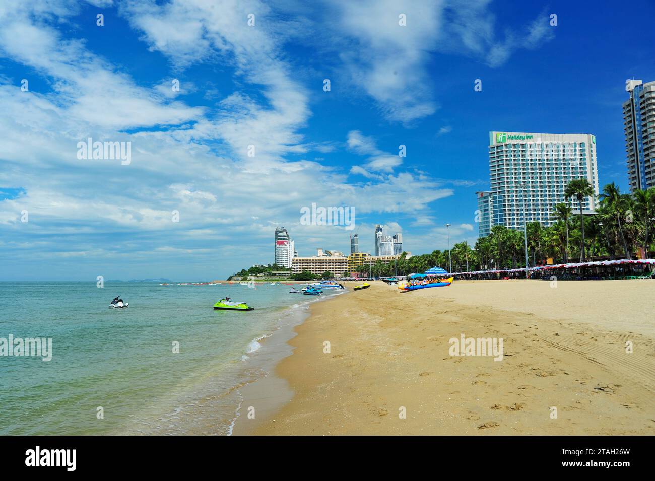 The Pattaya Beach is about 3 kilometres long Beach. There is a shady ...