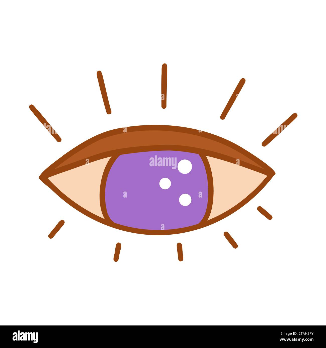 Third eye chakra vector Stock Vector Images - Alamy