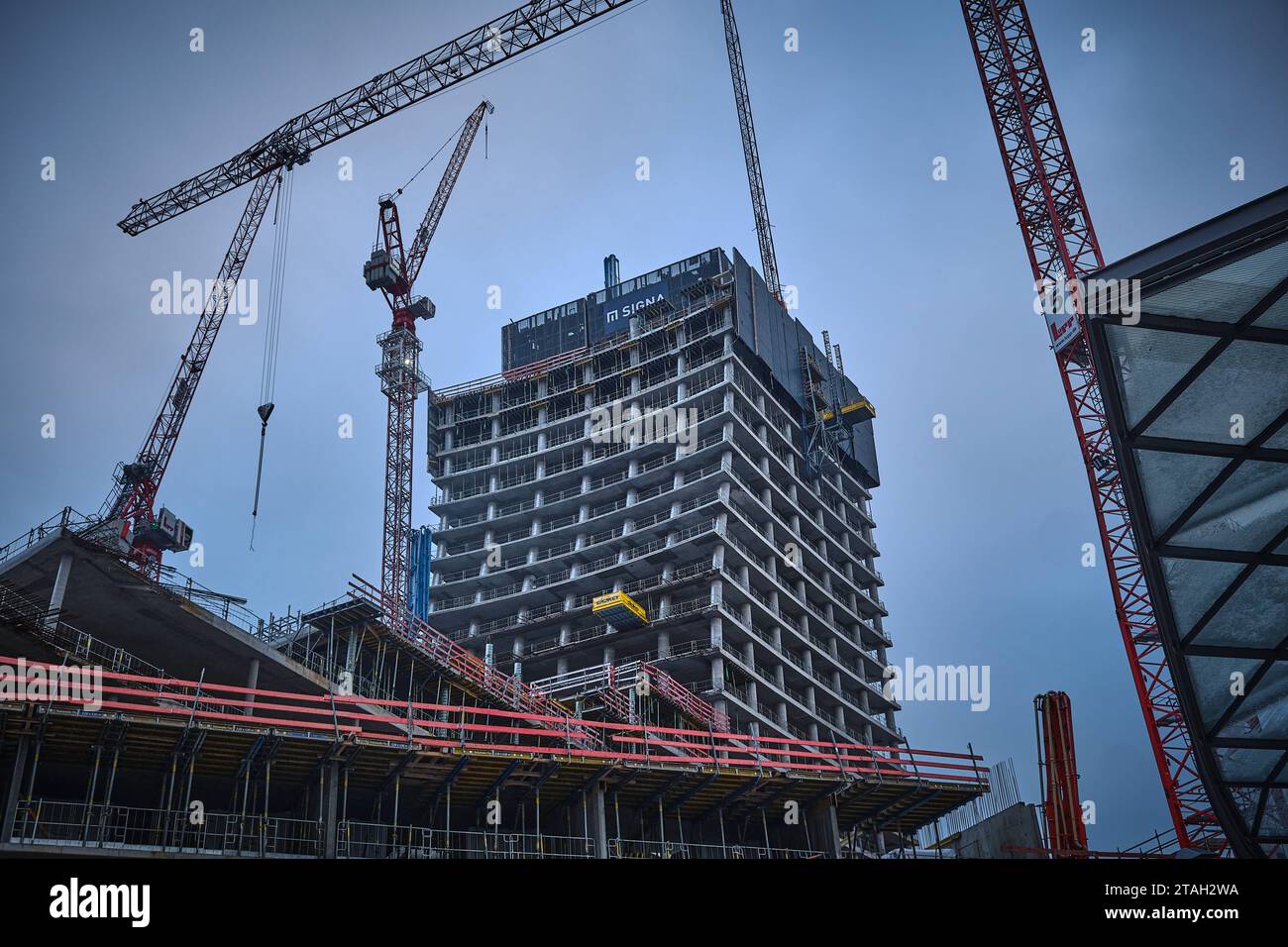 Hamburg, 30.11.2023 Elbtower - Bauvorhaben in der Hamburger Hafencity ...