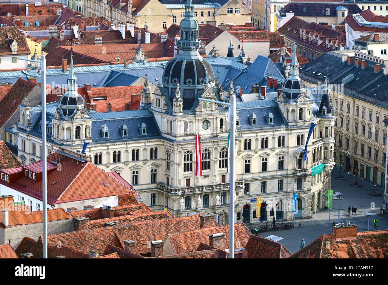 Town hall in Graz, official residence of the communist mayor Stock ...