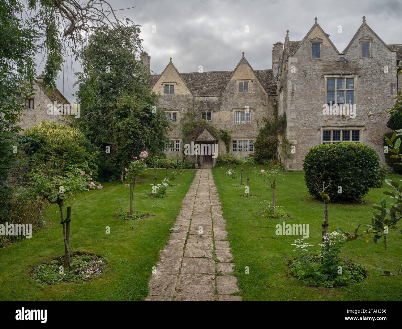 Kelmscott Manor, best known as the country retreat of the artist William Morris, Oxfordshire, UK ...