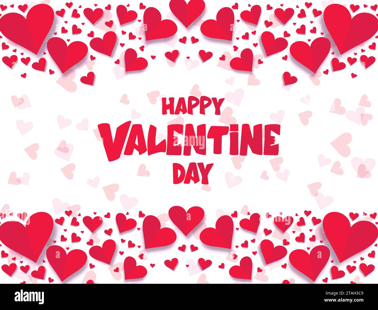 Cute valentines day paper Stock Vector Images - Alamy
