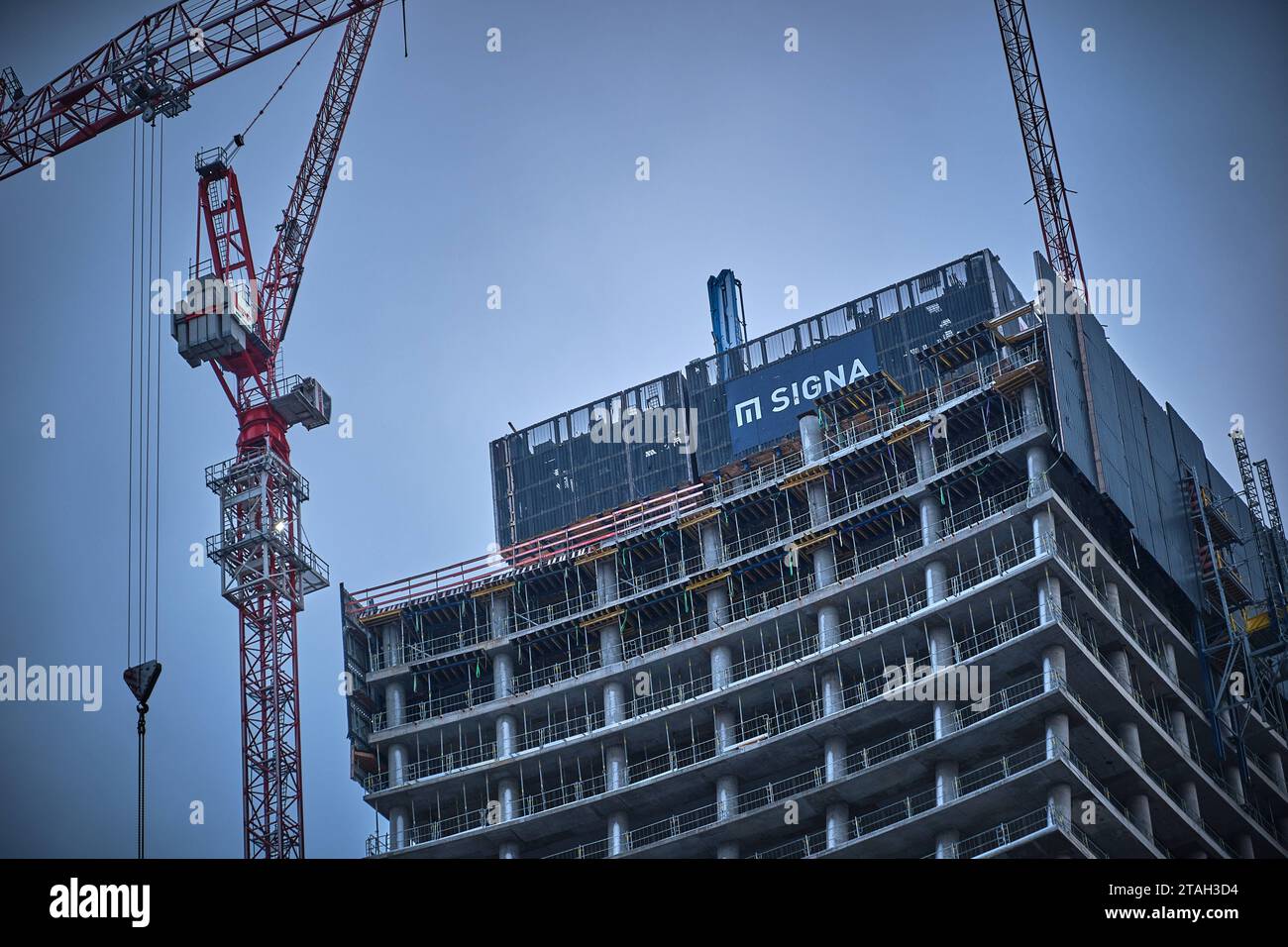 Hamburg, 30.11.2023 Elbtower - Bauvorhaben in der Hamburger Hafencity ...