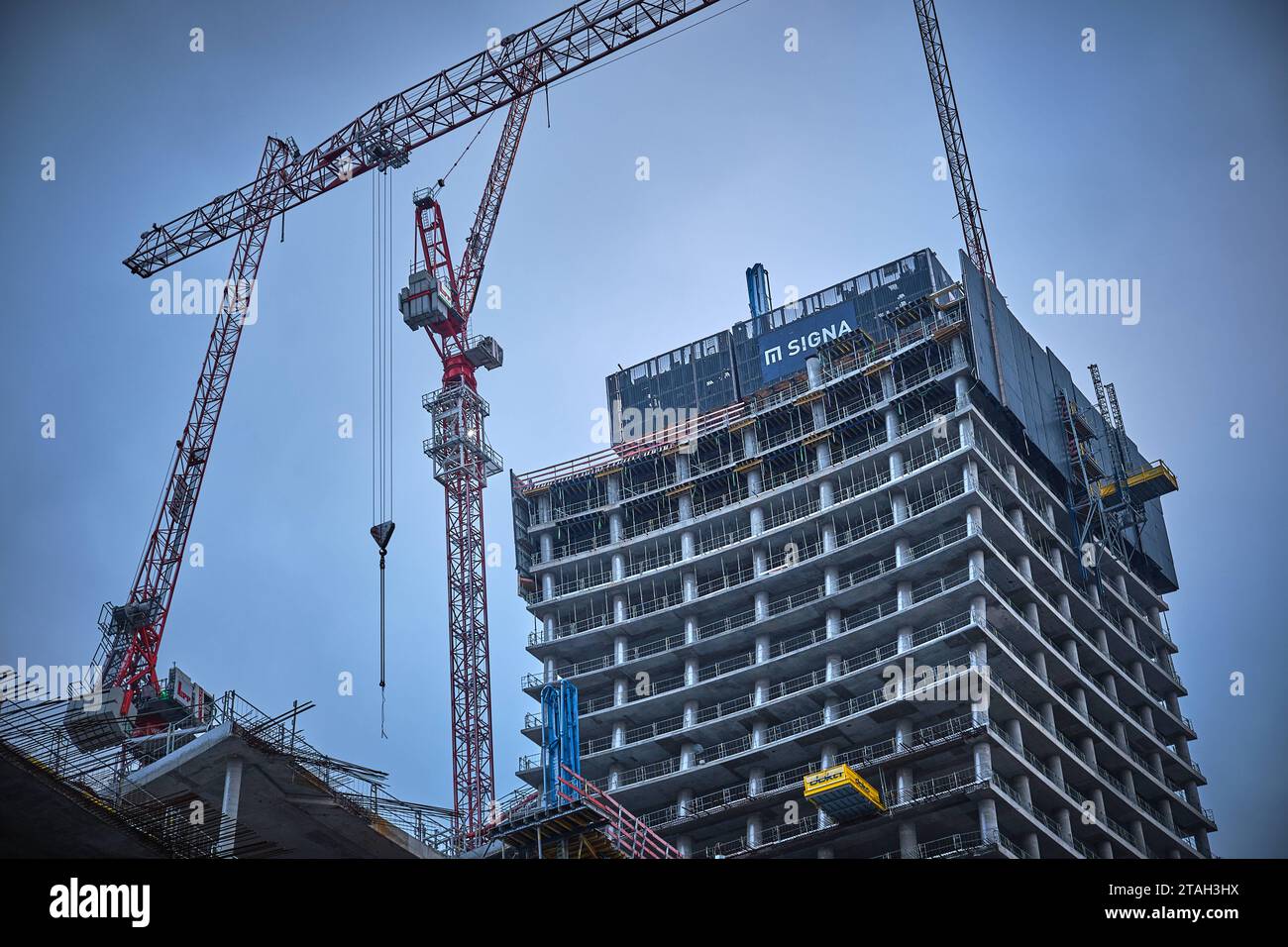Hamburg, 30.11.2023 Elbtower - Bauvorhaben in der Hamburger Hafencity ...