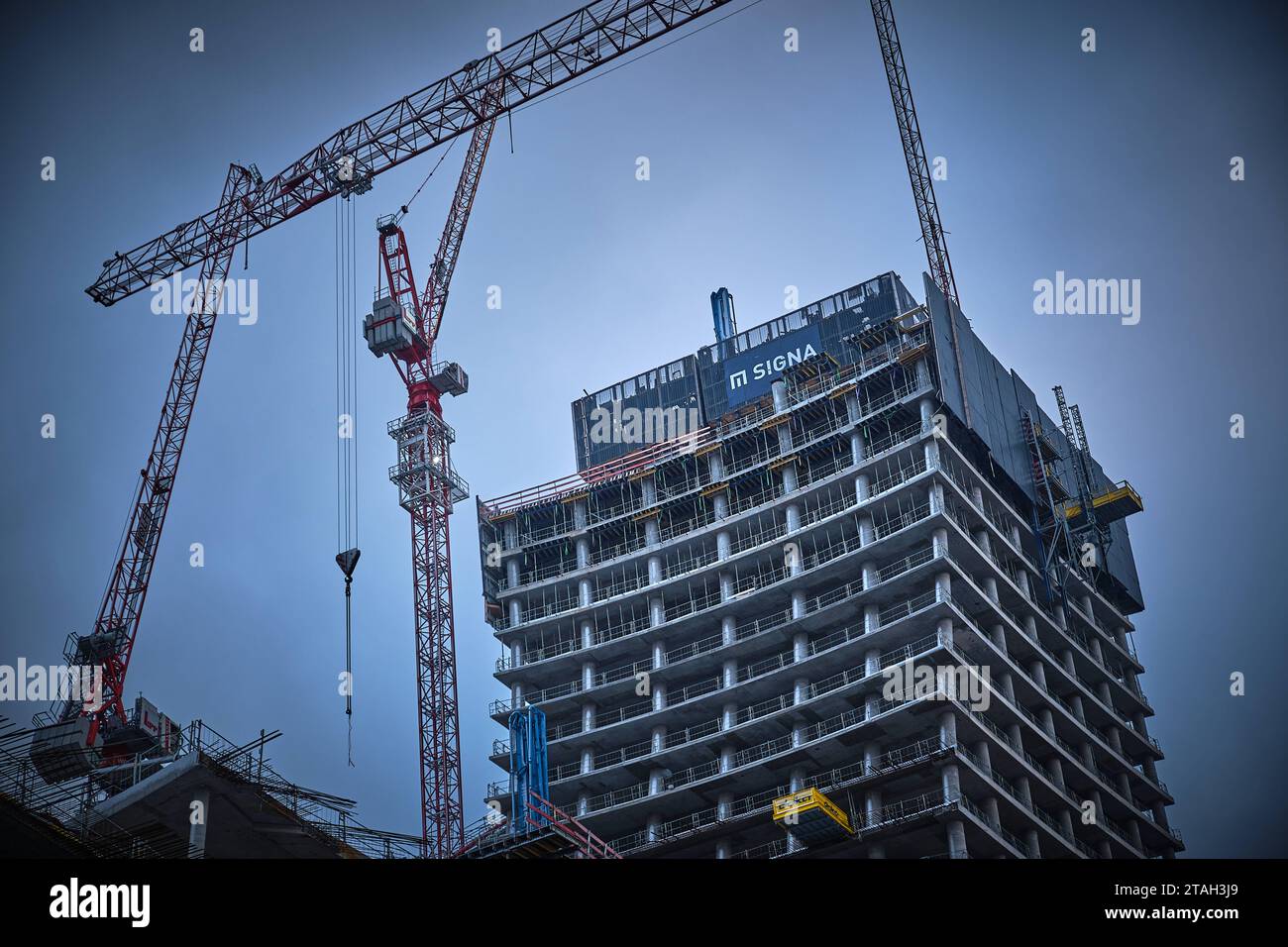 Hamburg, 30.11.2023 Elbtower - Bauvorhaben in der Hamburger Hafencity ...