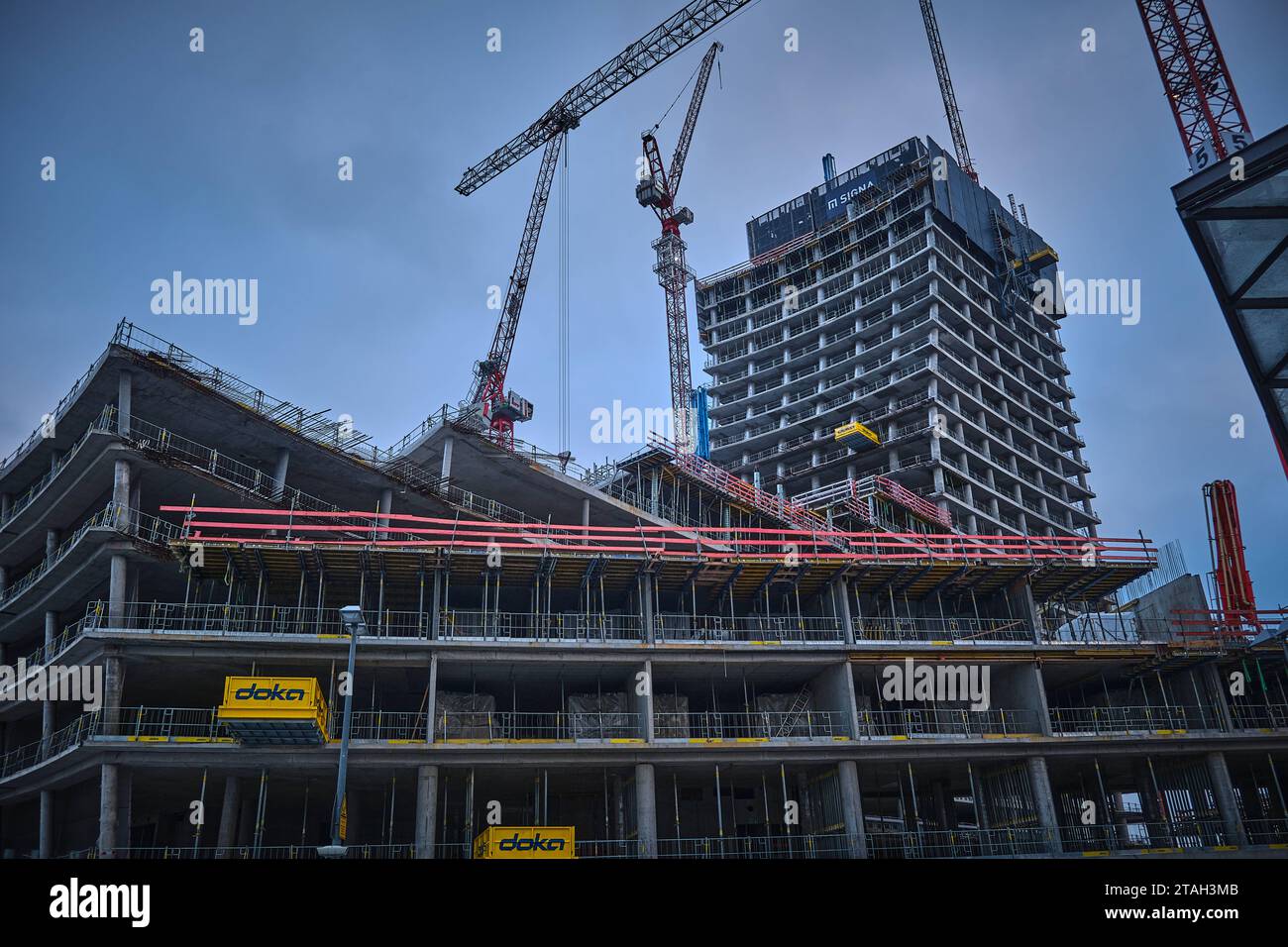 Hamburg, 30.11.2023 Elbtower - Bauvorhaben in der Hamburger Hafencity ...