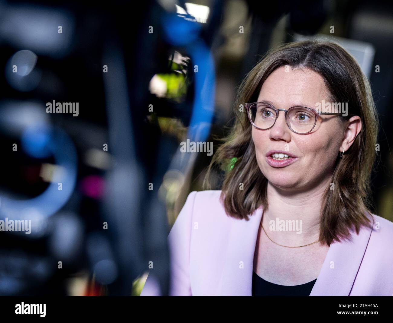 THE HAGUE - Mirjam Bikker (Christian Union) after a conversation with ...