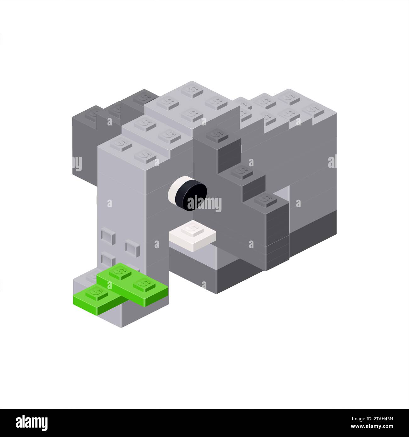 Toy elephant blocks Stock Vector Images - Alamy