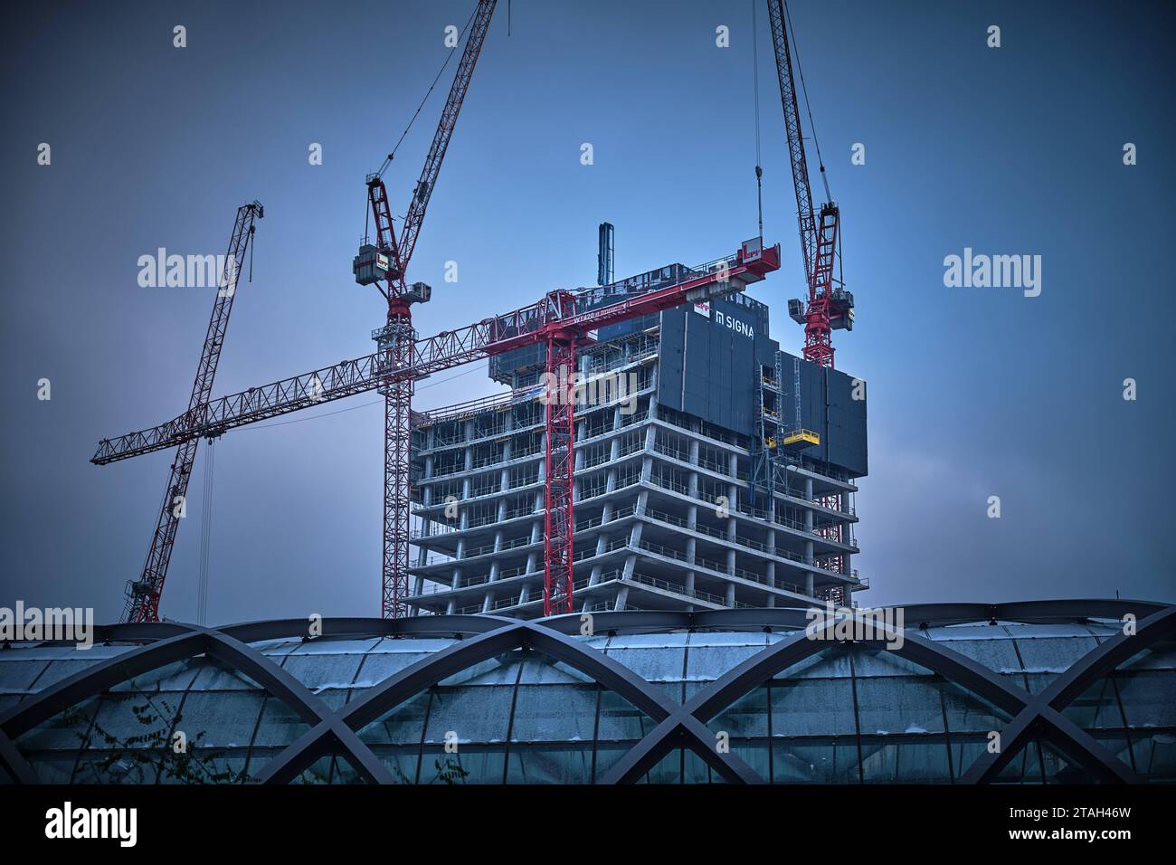 Hamburg, 30.11.2023 Elbtower - Bauvorhaben in der Hamburger Hafencity ...