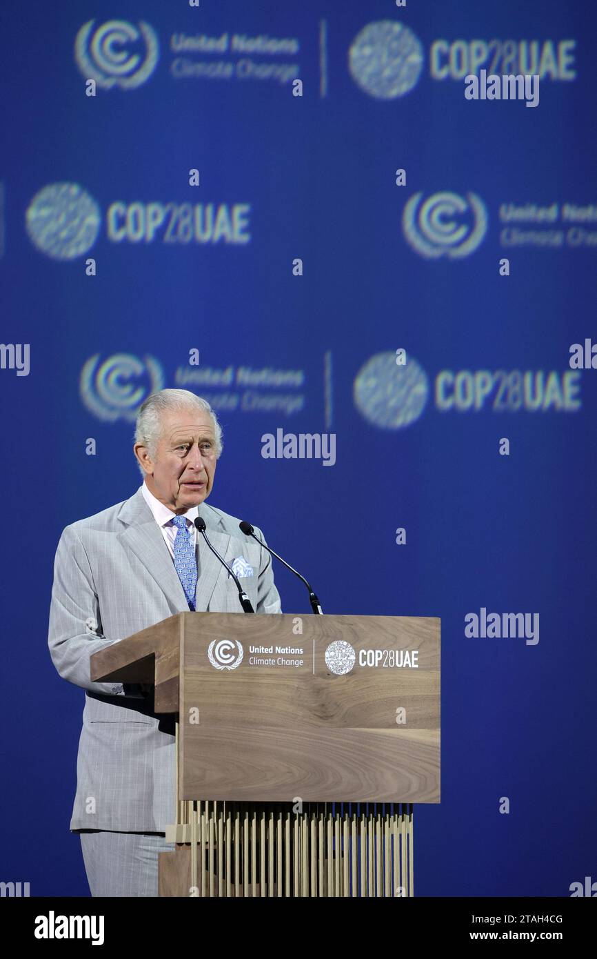 King Charles III makes his opening address at the World Climate Action ...